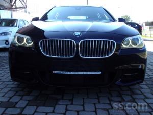 Black BMW 550 2013 in Riga, with an engine capacity of 3.00 L and mileage of 216 thousand km for 14200 €, photo 15 on AUTOMOTO.COM.LV