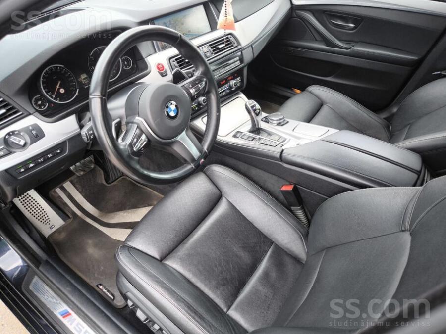Melns BMW 550 2014 Rīga, ar dzinēja tilpumu 3.00 L un nobraukumu 160 tūkst. km par 20900 €, foto 5 vietnē AUTOMOTO.COM.LV