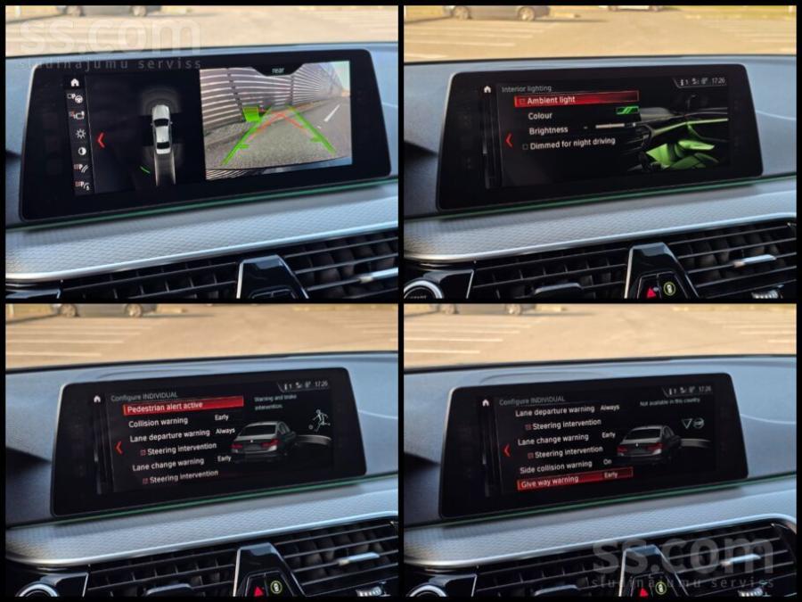 Black BMW 550 2017 in Riga, with an engine capacity of 4.40 L and mileage of 189 thousand km for 27990 €, photo 14 on AUTOMOTO.COM.LV