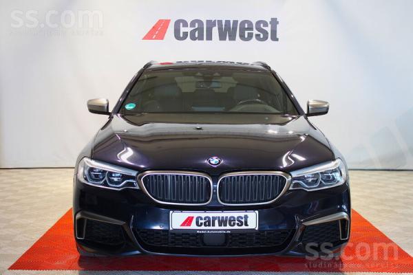 Black BMW 550 2019 in Riga, with an engine capacity of 3.00 L and mileage of 186 thousand km for 29900 €, photo 2 on AUTOMOTO.COM.LV