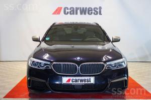 Black BMW 550 2019 in Riga, with an engine capacity of 3.00 L and mileage of 186 thousand km for 29900 €, photo 3 on AUTOMOTO.COM.LV