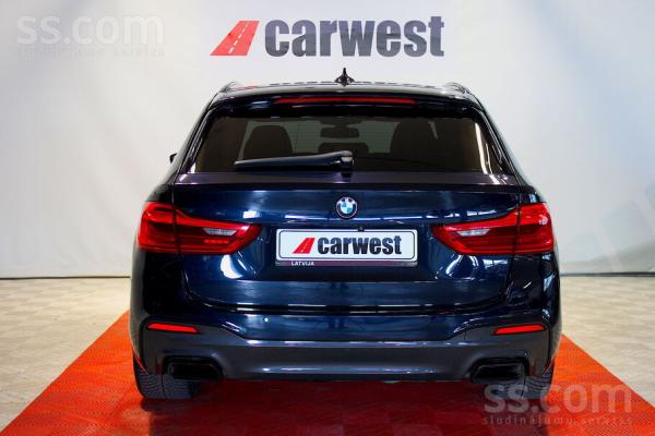 Black BMW 550 2019 in Riga, with an engine capacity of 3.00 L and mileage of 186 thousand km for 29900 €, photo 5 on AUTOMOTO.COM.LV