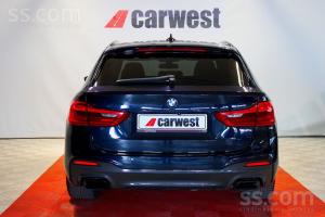 Black BMW 550 2019 in Riga, with an engine capacity of 3.00 L and mileage of 186 thousand km for 29900 €, photo 6 on AUTOMOTO.COM.LV