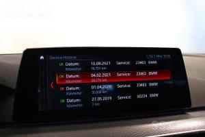 Black BMW 550 2019 in Riga, with an engine capacity of 3.00 L and mileage of 186 thousand km for 29900 €, photo 20 on AUTOMOTO.COM.LV