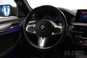 Black BMW 550 2019 in Riga, with an engine capacity of 3.00 L and mileage of 186 thousand km for 29900 €, photo 31 on AUTOMOTO.COM.LV