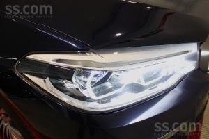 Black BMW 550 2019 in Riga, with an engine capacity of 3.00 L and mileage of 186 thousand km for 29900 €, photo 35 on AUTOMOTO.COM.LV