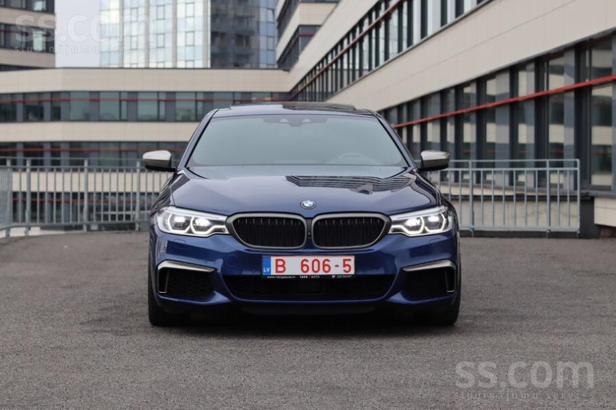 Blue BMW 550 2017 in Riga, with an engine capacity of 4.40 L and mileage of 179 thousand km for 29980 €, photo 2 on AUTOMOTO.COM.LV