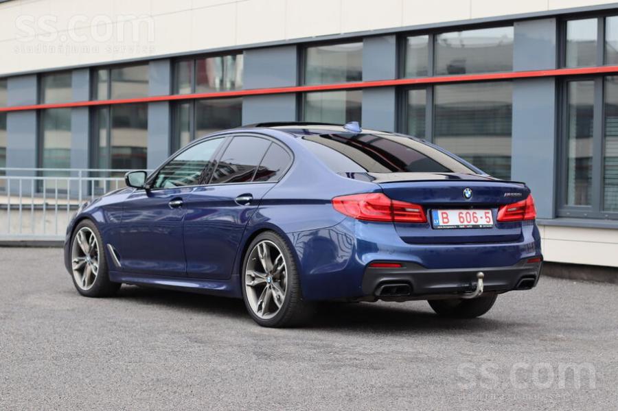 Blue BMW 550 2017 in Riga, with an engine capacity of 4.40 L and mileage of 179 thousand km for 29980 €, photo 4 on AUTOMOTO.COM.LV