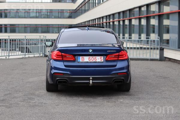 Blue BMW 550 2017 in Riga, with an engine capacity of 4.40 L and mileage of 179 thousand km for 29980 €, photo 5 on AUTOMOTO.COM.LV