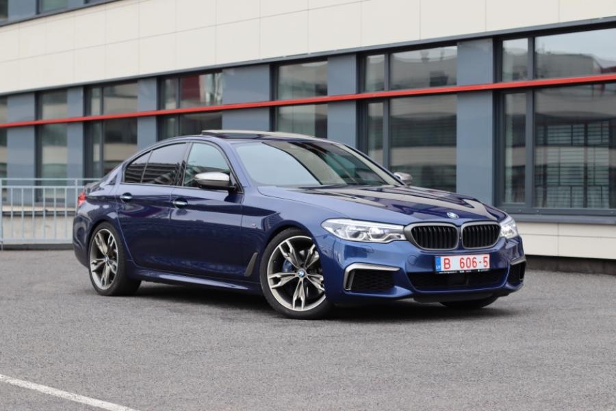 Blue BMW 550 2017 in Riga, with an engine capacity of 4.40 L and mileage of 179 thousand km for 29980 €, photo 1 on AUTOMOTO.COM.LV