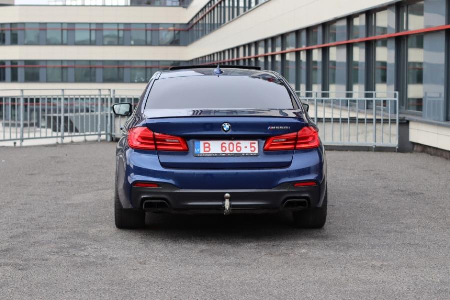 Blue BMW 550 2017 in Riga, with an engine capacity of 4.40 L and mileage of 179 thousand km for 29980 €, photo 9 on AUTOMOTO.COM.LV