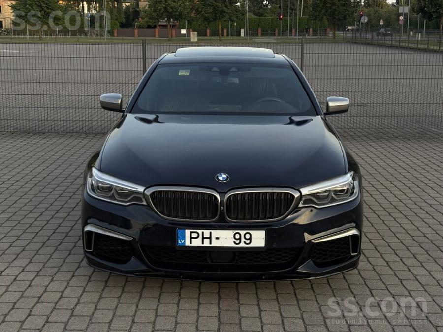 Blue BMW 550 2018 in Jelgava, with an engine capacity of 3.00 L and mileage of 199 thousand km for 31000 €, photo 1 on AUTOMOTO.COM.LV