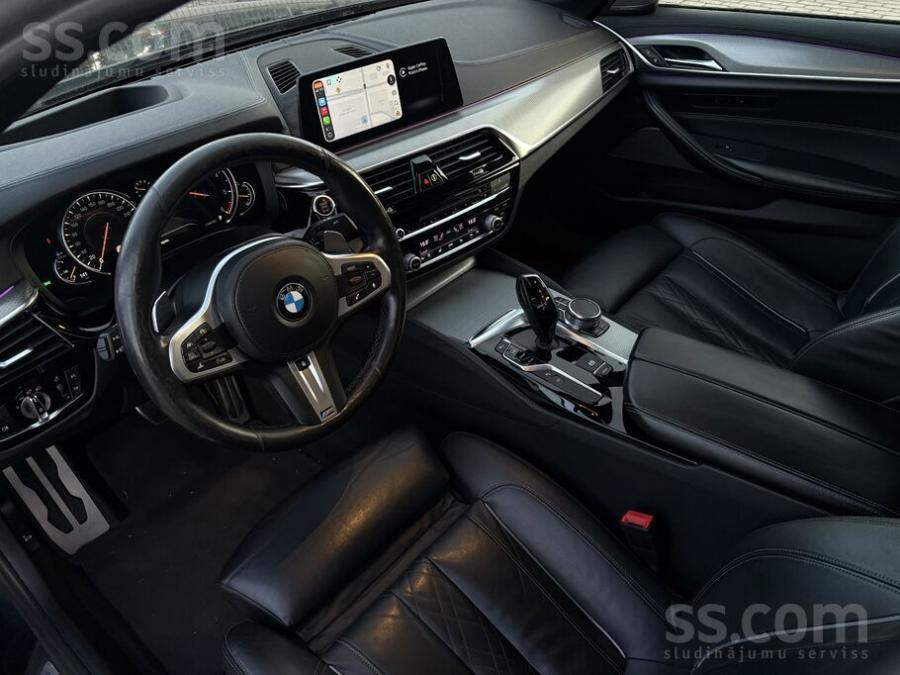 Blue BMW 550 2018 in Jelgava, with an engine capacity of 3.00 L and mileage of 199 thousand km for 31000 €, photo 10 on AUTOMOTO.COM.LV