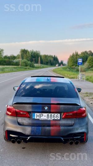 Blue BMW 550 2018 in Daugavpils, with an engine capacity of 4.40 L and mileage of 198 thousand km for 31500 €, photo 3 on AUTOMOTO.COM.LV