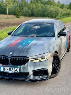 Blue BMW 550 2018 in Daugavpils, with an engine capacity of 4.40 L and mileage of 198 thousand km for 31500 €, photo 4 on AUTOMOTO.COM.LV