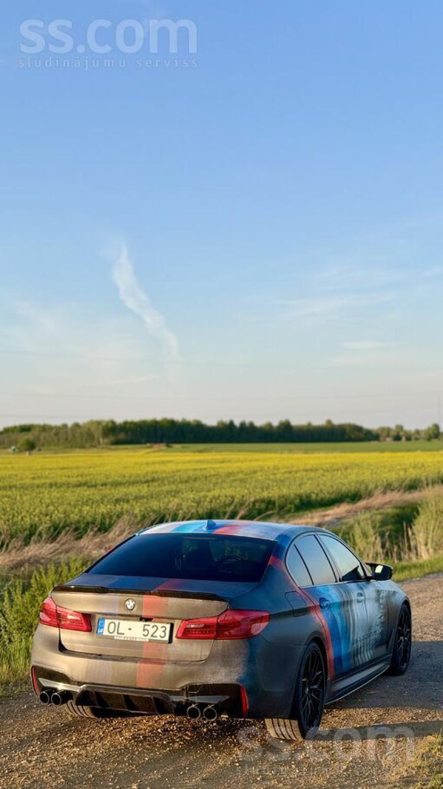 Blue BMW 550 2018 in Daugavpils, with an engine capacity of 4.40 L and mileage of 198 thousand km for 31500 €, photo 6 on AUTOMOTO.COM.LV
