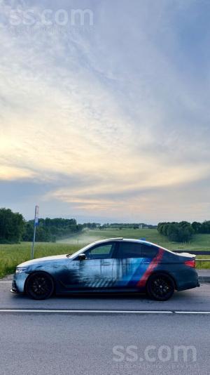 Blue BMW 550 2018 in Daugavpils, with an engine capacity of 4.40 L and mileage of 198 thousand km for 31500 €, photo 15 on AUTOMOTO.COM.LV