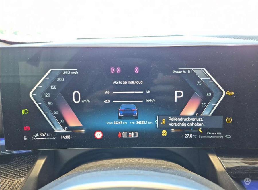 Blue BMW 550 2024 in Klaipeda, with an engine capacity of 3.00 L and mileage of 24 thousand km for 27750 €, photo 7 on AUTOMOTO.COM.LV