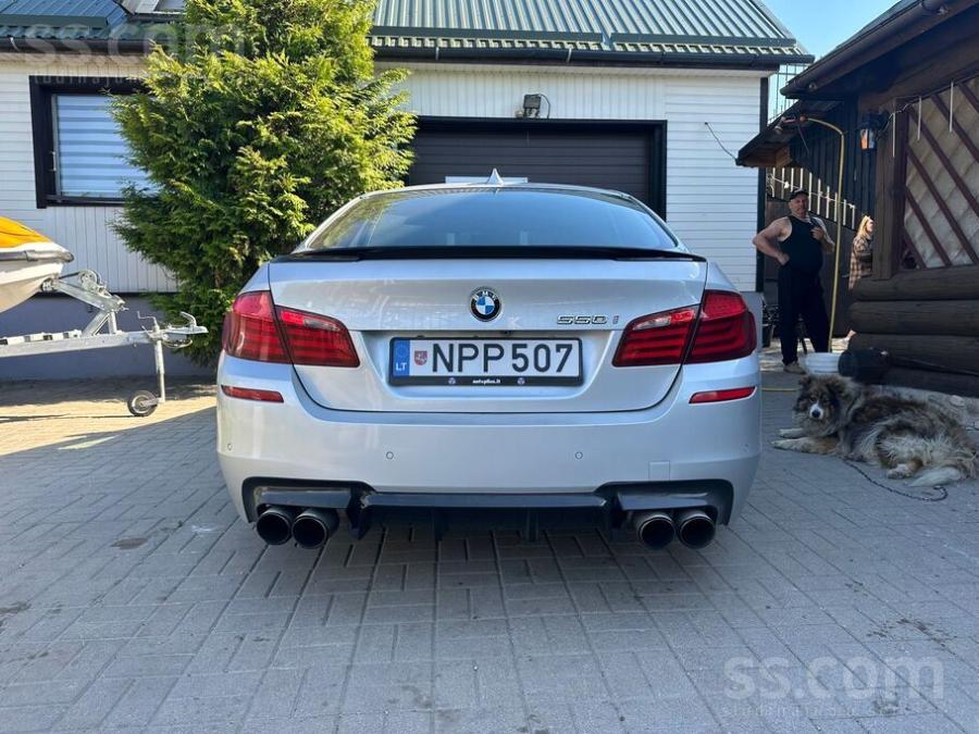 Grey BMW 550 2011 in Rezekne, with an engine capacity of 4.40 L and mileage of 210 thousand km for 9300 €, photo 5 on AUTOMOTO.COM.LV