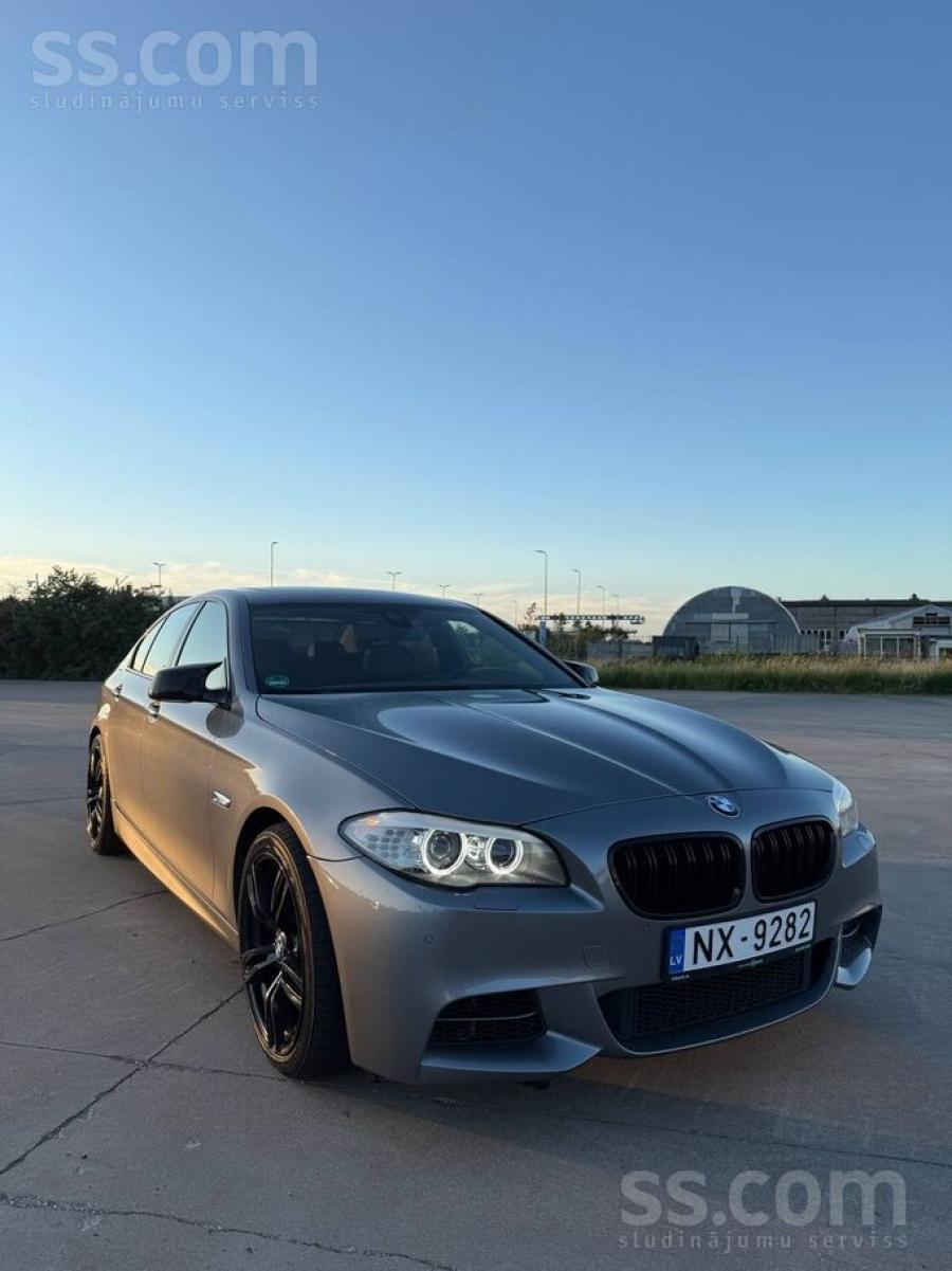Grey BMW 550 2013 in Liepaja, with an engine capacity of 3.00 L and mileage of 186 thousand km for 18700 €, photo 3 on AUTOMOTO.COM.LV