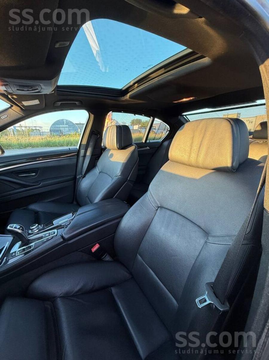 Grey BMW 550 2013 in Liepaja, with an engine capacity of 3.00 L and mileage of 186 thousand km for 18700 €, photo 9 on AUTOMOTO.COM.LV