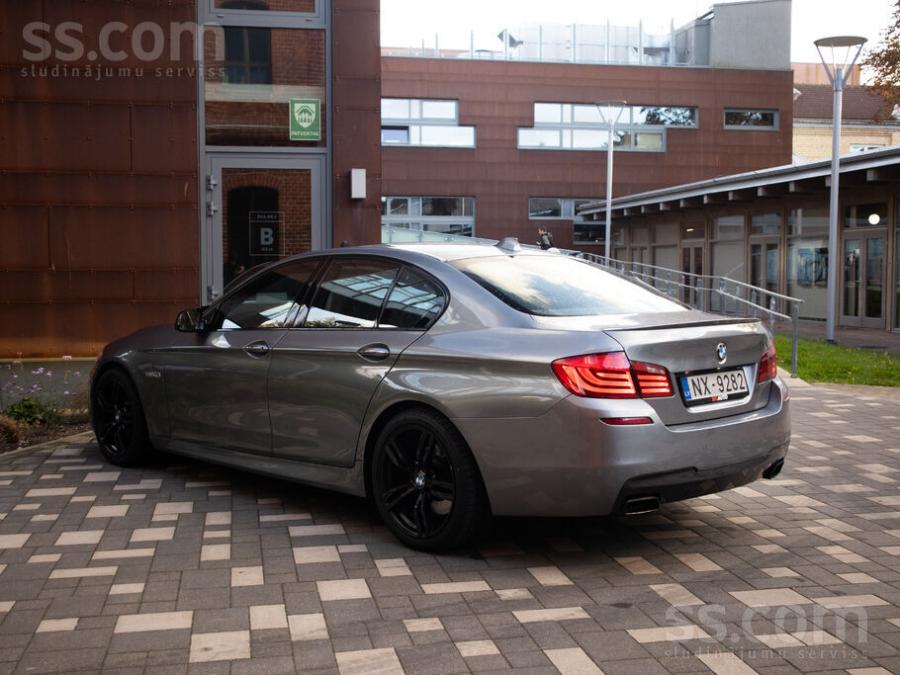 Grey BMW 550 2013 in Liepaja, with an engine capacity of 3.00 L and mileage of 187 thousand km for 14500 €, photo 3 on AUTOMOTO.COM.LV
