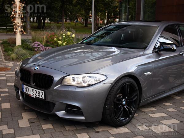 Grey BMW 550 2013 in Liepaja, with an engine capacity of 3.00 L and mileage of 187 thousand km for 14500 €, photo 9 on AUTOMOTO.COM.LV