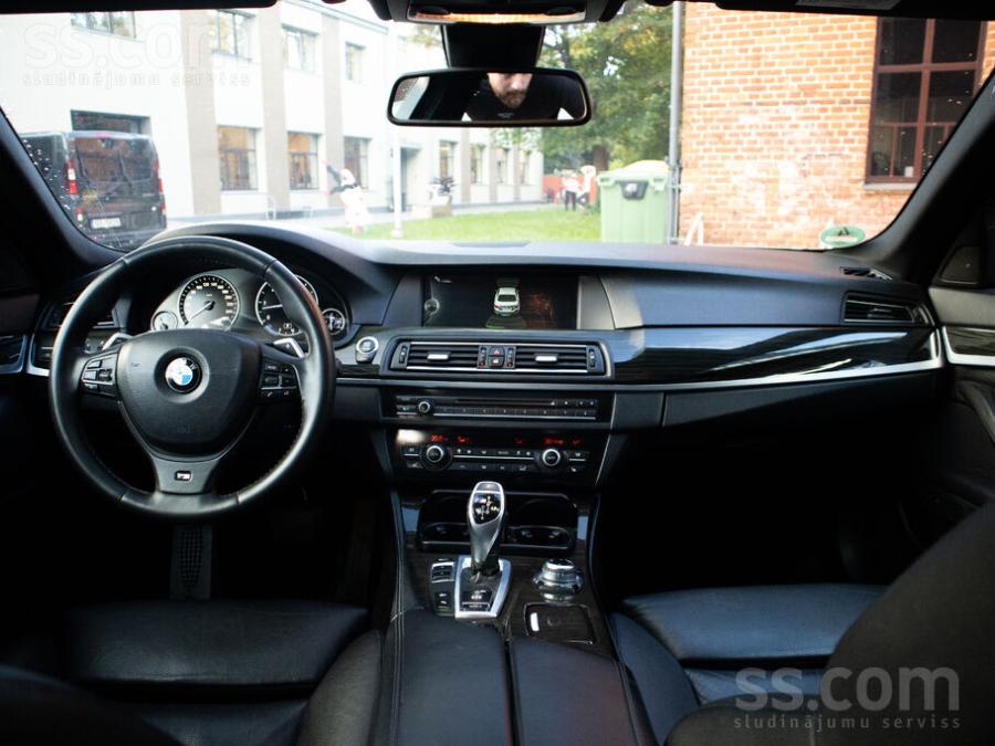 Grey BMW 550 2013 in Liepaja, with an engine capacity of 3.00 L and mileage of 187 thousand km for 14500 €, photo 17 on AUTOMOTO.COM.LV