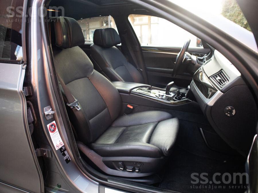 Grey BMW 550 2013 in Liepaja, with an engine capacity of 3.00 L and mileage of 187 thousand km for 14500 €, photo 20 on AUTOMOTO.COM.LV