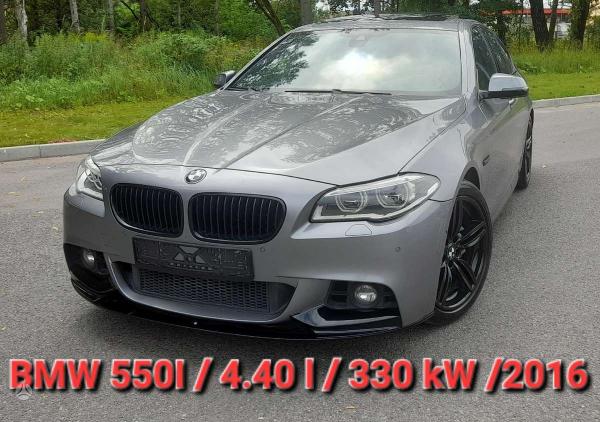 Pelēks BMW 550 2016 Kauņa, ar dzinēja tilpumu 4.40 L un nobraukumu 208 tūkst. km par 15700 €, foto 1 vietnē AUTOMOTO.COM.LV