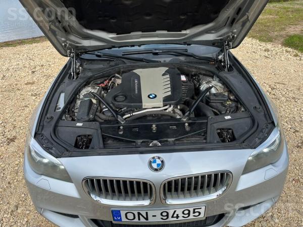 Grey BMW 550 2015 in Riga, with an engine capacity of 3.00 L and mileage of 218 thousand km for 16500 €, photo 7 on AUTOMOTO.COM.LV