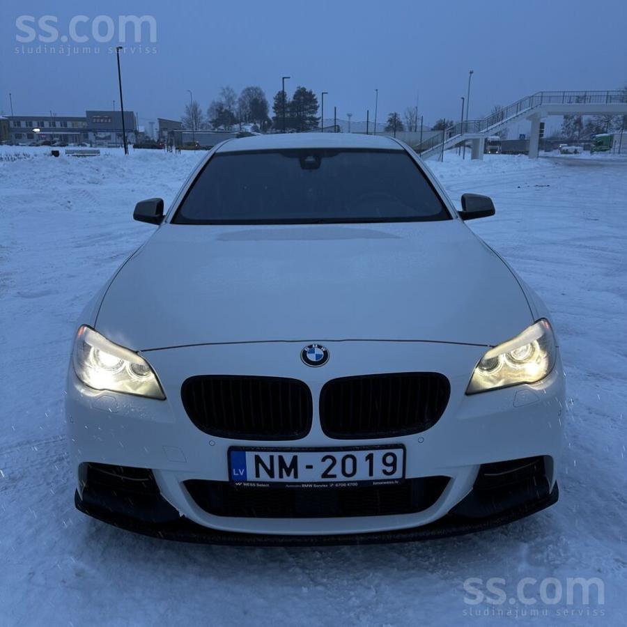 White BMW 550 2012 in Rezekne, with an engine capacity of 3.00 L and mileage of 231 thousand km for 22500 €, photo 2 on AUTOMOTO.COM.LV