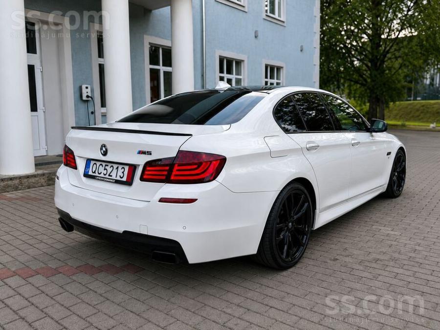 White BMW 550 2012 in Valka, with an engine capacity of 3.00 L and mileage of 367 thousand km for 11900 €, photo 4 on AUTOMOTO.COM.LV
