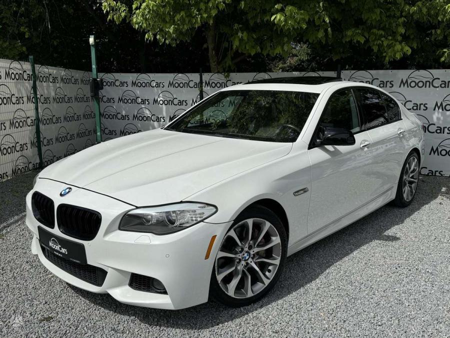White BMW 550 2013 in Vilnius, with an engine capacity of 4.40 L and mileage of 218 thousand km for 9999 €, photo 5 on AUTOMOTO.COM.LV