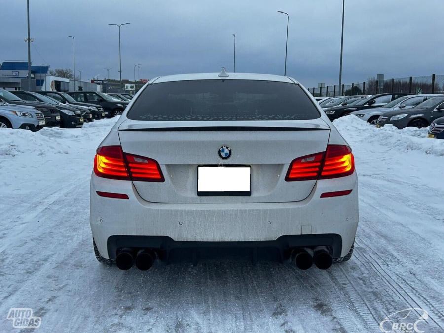 White BMW 550 2014 in Avizieniai, with an engine capacity of 4.40 L and mileage of 175 thousand km for 10900 €, photo 6 on AUTOMOTO.COM.LV