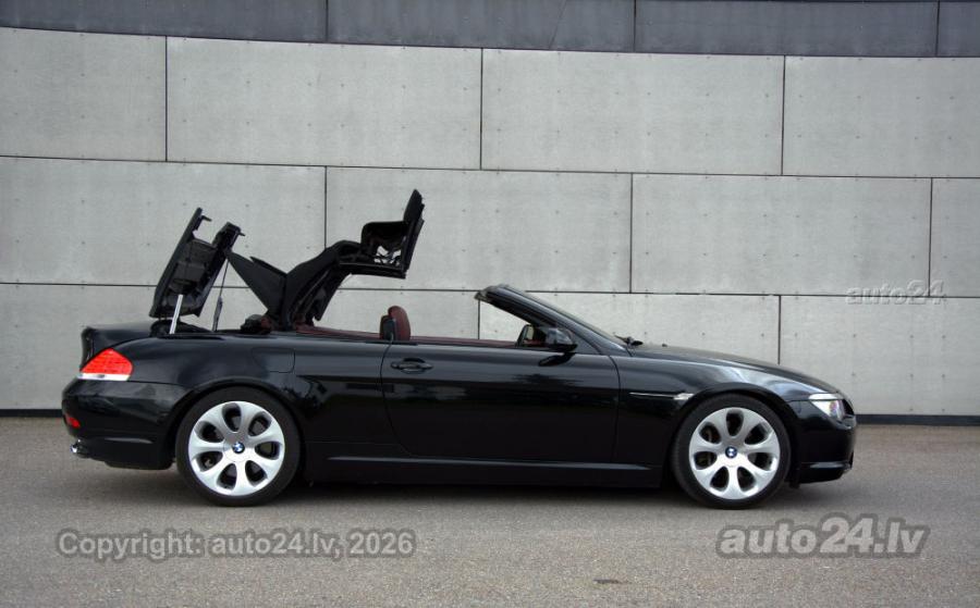 Black BMW 6 Series 2005 in Tartu, with an engine capacity of 4.80 L and mileage of 240 thousand km for 8400 €, photo 1 on AUTOMOTO.COM.LV
