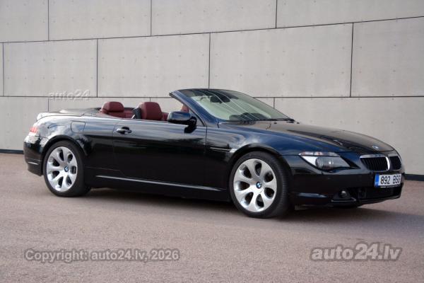 Black BMW 6 Series 2005 in Tartu, with an engine capacity of 4.80 L and mileage of 240 thousand km for 8400 €, photo 5 on AUTOMOTO.COM.LV