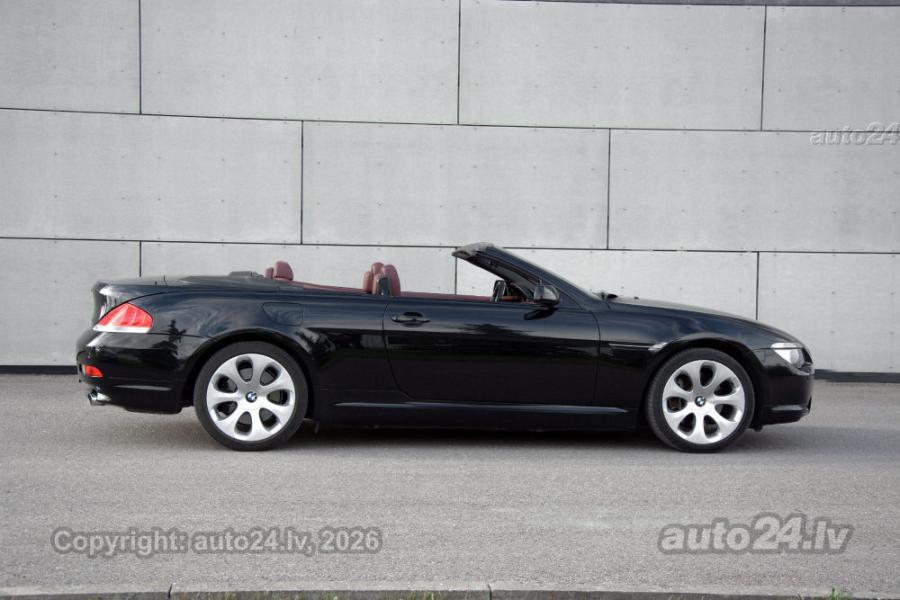 Black BMW 6 Series 2005 in Tartu, with an engine capacity of 4.80 L and mileage of 240 thousand km for 8400 €, photo 7 on AUTOMOTO.COM.LV