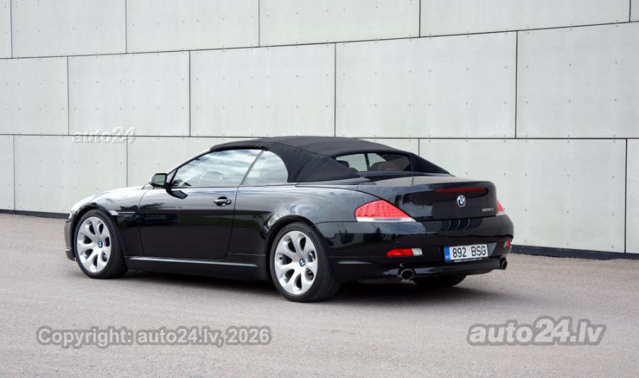 Black BMW 6 Series 2005 in Tartu, with an engine capacity of 4.80 L and mileage of 240 thousand km for 8400 €, photo 9 on AUTOMOTO.COM.LV