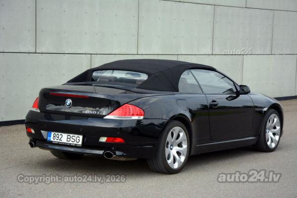Black BMW 6 Series 2005 in Tartu, with an engine capacity of 4.80 L and mileage of 240 thousand km for 8400 €, photo 10 on AUTOMOTO.COM.LV