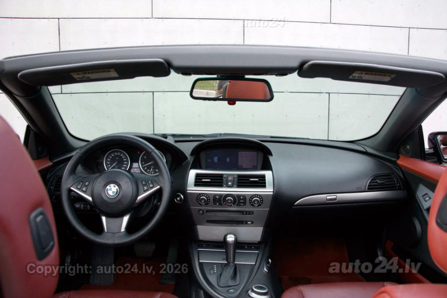 Black BMW 6 Series 2005 in Tartu, with an engine capacity of 4.80 L and mileage of 240 thousand km for 8400 €, photo 13 on AUTOMOTO.COM.LV