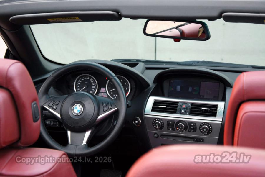Black BMW 6 Series 2005 in Tartu, with an engine capacity of 4.80 L and mileage of 240 thousand km for 8400 €, photo 14 on AUTOMOTO.COM.LV