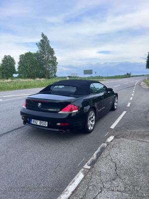 Black BMW 6 Series 2005 in Tartu, with an engine capacity of 4.80 L and mileage of 240 thousand km for 8400 €, photo 18 on AUTOMOTO.COM.LV