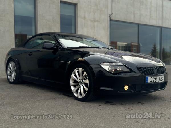 Black BMW 6 Series 2005 in Narva, with an engine capacity of 4.40 L and mileage of 188 thousand km for 9999 €, photo 2 on AUTOMOTO.COM.LV