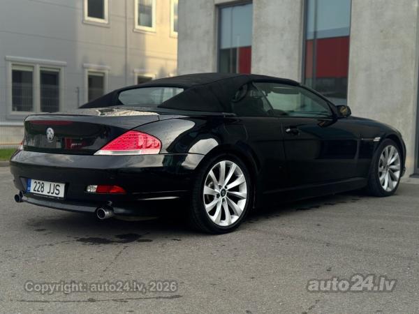 Black BMW 6 Series 2005 in Narva, with an engine capacity of 4.40 L and mileage of 188 thousand km for 9999 €, photo 5 on AUTOMOTO.COM.LV