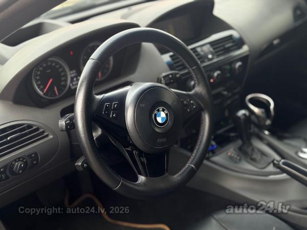 Black BMW 6 Series 2005 in Narva, with an engine capacity of 4.40 L and mileage of 188 thousand km for 9999 €, photo 10 on AUTOMOTO.COM.LV