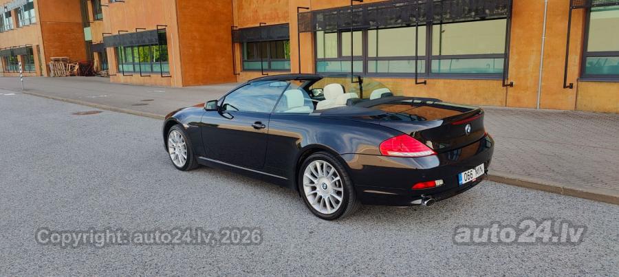Black BMW 6 Series 2007 in Tallinn, with an engine capacity of 4.80 L and mileage of 215 thousand km for 12500 €, photo 4 on AUTOMOTO.COM.LV