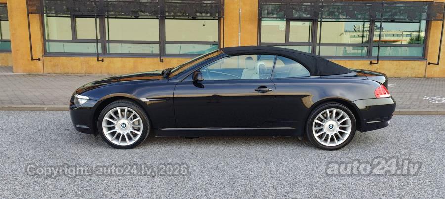 Black BMW 6 Series 2007 in Tallinn, with an engine capacity of 4.80 L and mileage of 215 thousand km for 12500 €, photo 6 on AUTOMOTO.COM.LV