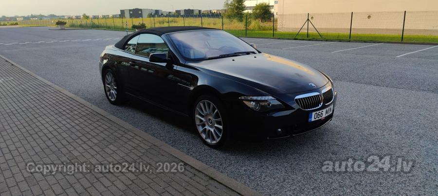 Black BMW 6 Series 2007 in Tallinn, with an engine capacity of 4.80 L and mileage of 215 thousand km for 12500 €, photo 7 on AUTOMOTO.COM.LV