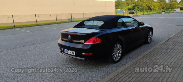 Black BMW 6 Series 2007 in Tallinn, with an engine capacity of 4.80 L and mileage of 215 thousand km for 12500 €, photo 7 on AUTOMOTO.COM.LV